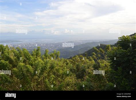 Top Aerial View Of Cebu City In The Philippines Tops Lookout Stock