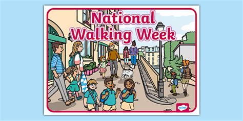 National Walking Week Display Poster Twinkl