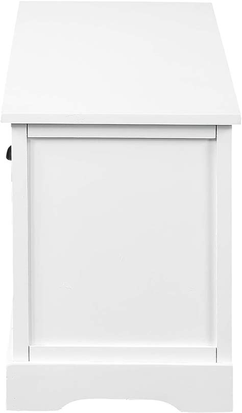 Banco De Almacenamiento De Madera Totalmente Montado Con 3 Cajones Y 3