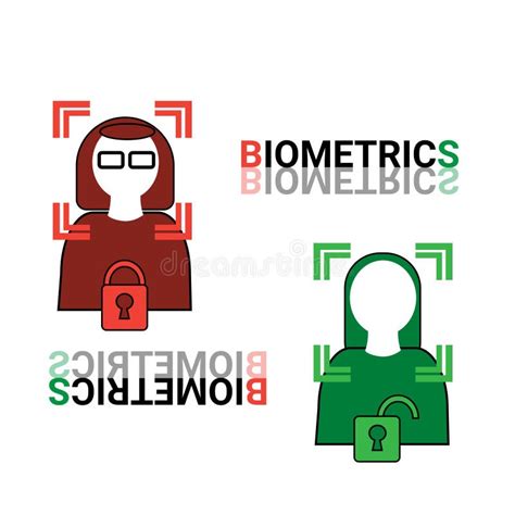 Biometrics Scanning Of Face Woman Icon Facial Recognition Concept Stock Vector Illustration Of