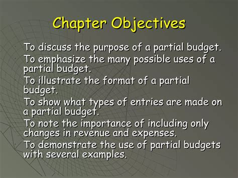 Chapter 7partial Budgeting Ppt Agriculture Industries