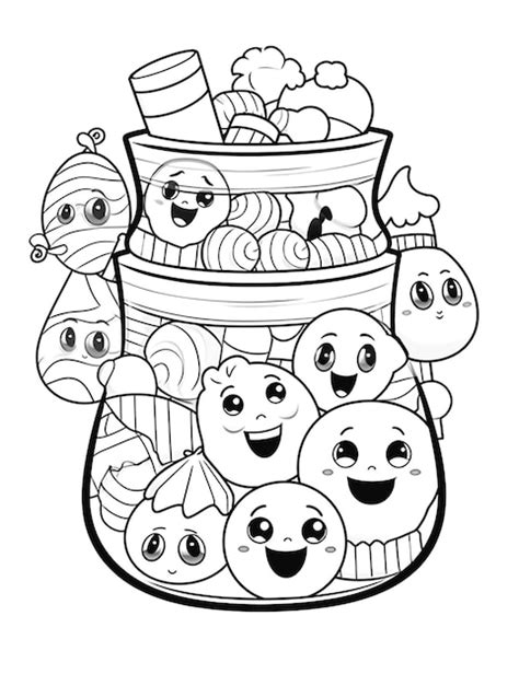 Grafico De Dulces Foto Premium