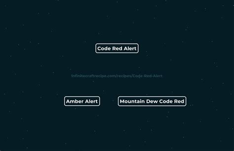 🚨 Code Red Alert Recipe How To Make Code Red Alert In Infinite Craft