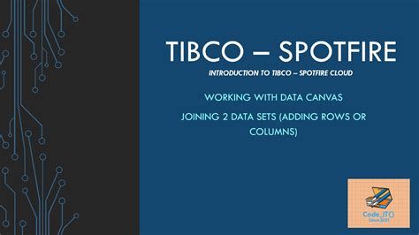 Spotfire Working With Data Canvas Combining Rows And Columns From Two Datasets In Dashboard