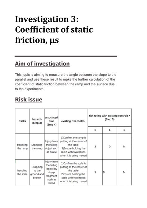 Coefficient Of Static Friction μs Phys1110 Everyday Physics Unsw