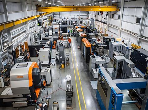 Industrial Precision Factory With Cnc Automation Pallet Systems Arc