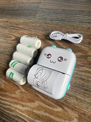 Термопринтер детский портативний мини принтер для ребенка Id 2026414265 цена 1200 ₴ купить