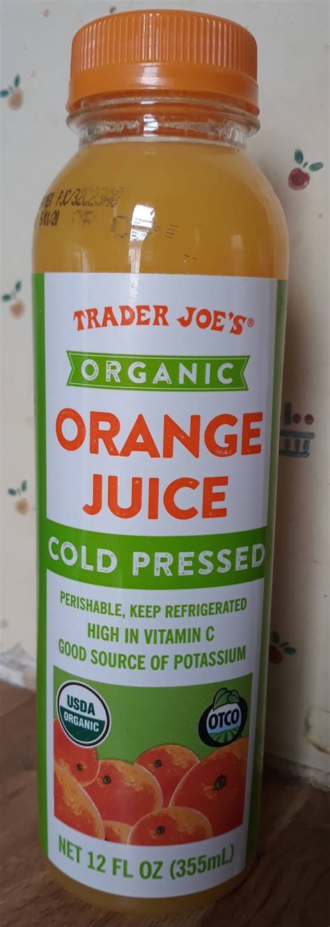 what s good at trader joe s trader joe s organic cold pressed orange