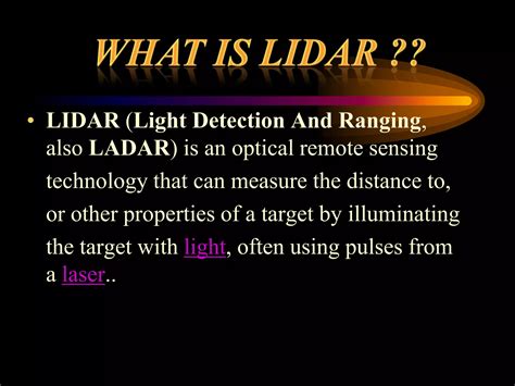 Lidar Pptx Cameras And Camcorders Consumer Electronics