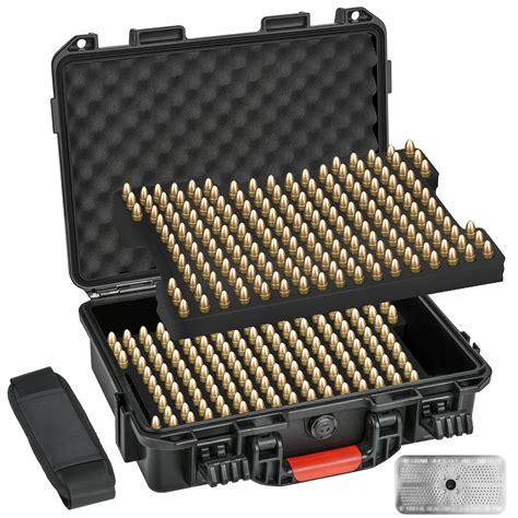 Lotocase 9mm Ammo Storage Box With Included Silica Gel