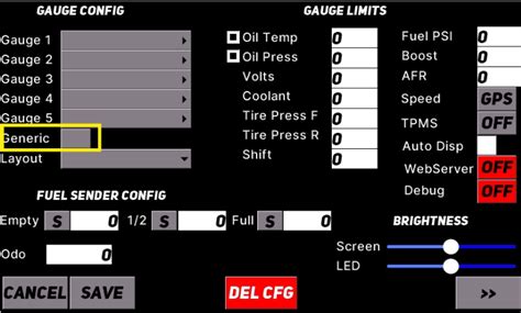 pro edition generic sensors configuration nexgenefi llc data