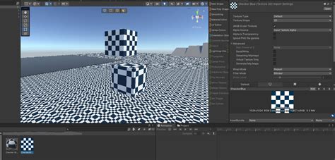 Unity Texture Doesnt Repeat On Probuilder Cube I Created The Checkered