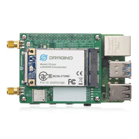 Concentrador Lorawan Pg1302 Rpi Para Raspberry Pi