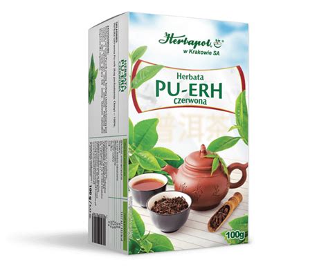 Herbata Pu Erh Czerwona 100g Herbapol Kraków