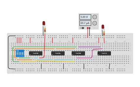 Circuit Design Full Subtractor Using Basic Gates Tinkercad