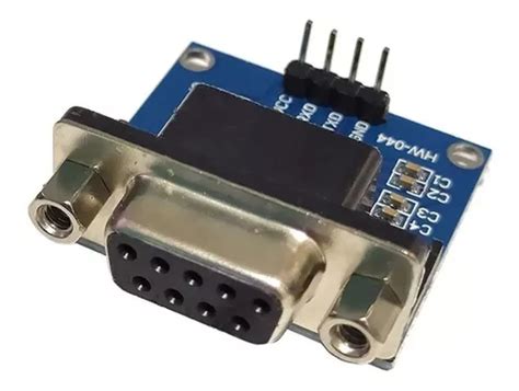 módulo conversor rs232 para ttl max3232 serial com db9 fêmea mercadolivre