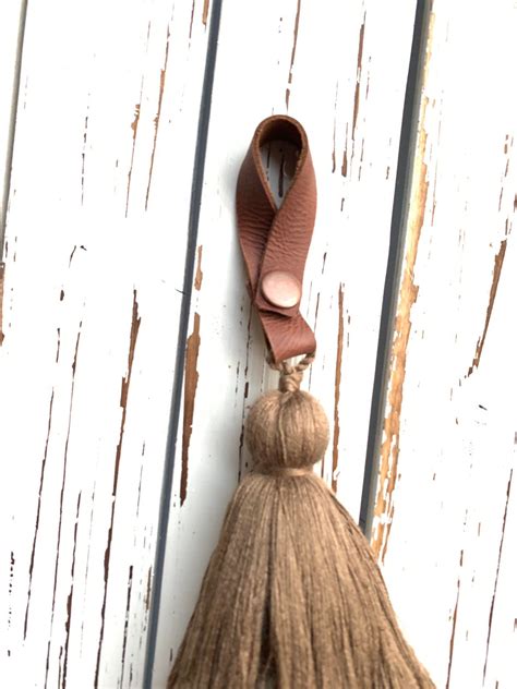 Leather Loop 3 Tier Mega Tassel