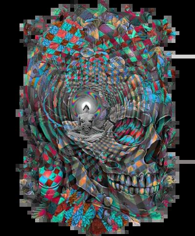 Ego Death Awakening Psychedelic T Shirt Psychonaut Dream