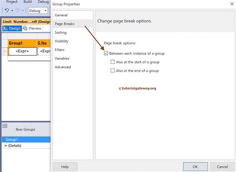 Limit The Number Of Rows Per Page In Ssrs Report