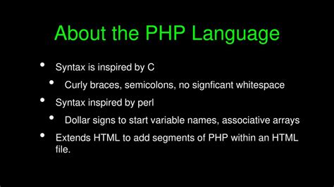 Introduction To Php Dr Charles Severance Ppt Download