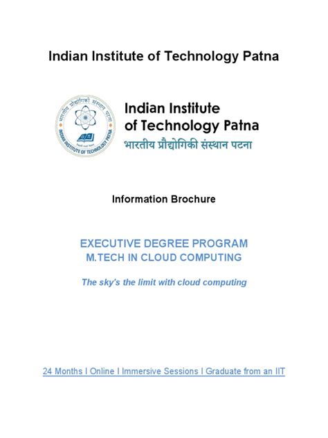 mtech cloud computing brochure pdf cloud computing computing