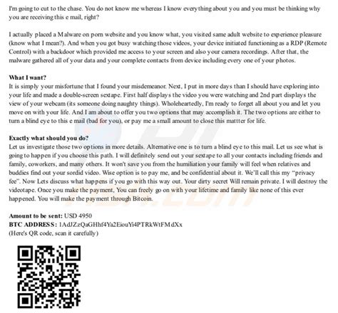 Malware On Porn Website Email Scam Removal And Recovery Steps Updated