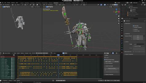 Bones Markers And Animation Import Image Blender Dawn Of War Addon