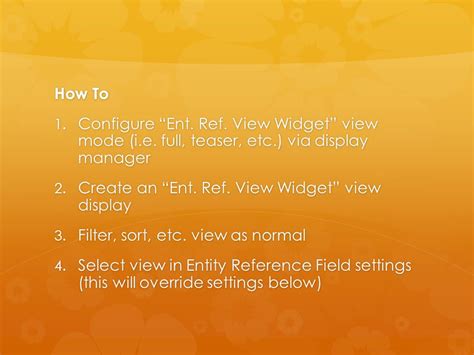 User Friendly Entity Reference Select Lists Ppt Download