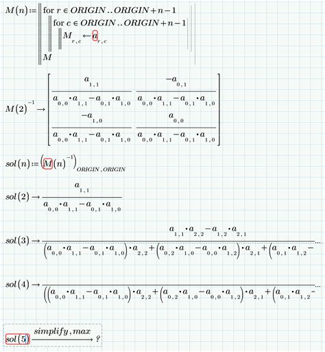 Solved Symbolic Calculation Of Determinant Ptc Community