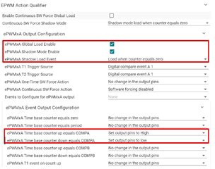 TMS F D SysConfig Syc In Pulse Source Menu Missing And A Question On EPWMxB Output