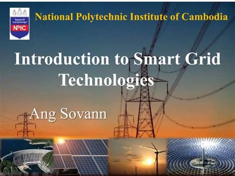 Integration Of Smart Grid With Renewable Energy Pptx