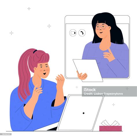 심리학자 온라인 여자는 노트북을 사용하여 화상 통화로 심리 치료사와 원격 약속에 있습니다 E테라피 정신 치료 정신 치료