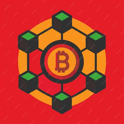 Premium Vector Technology Concept Vector Illustration Featuring Blockchain Design Flat Style