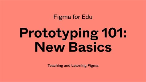 Prototyping 101 New Basics Figma Community
