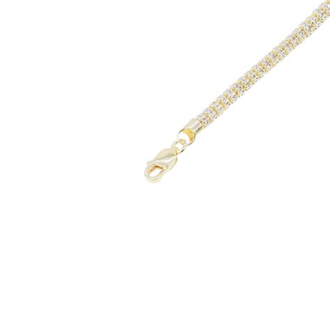 10kt Two Tone Yellow Gold Ice Gold Chain Dayyani Jewelers