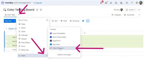 Two Easy Ways To Color Columns And Cells In Monday Com Simpleday