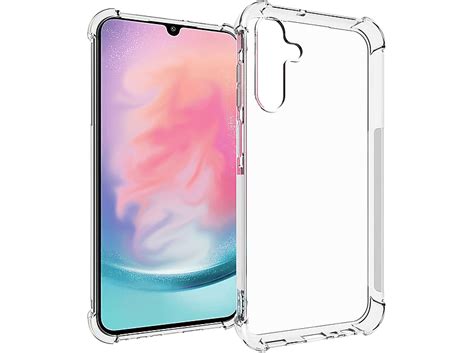WIGENTO TPU Schock Silikon Hülle dünn robust Backcover Samsung Galaxy A Transparent SATURN