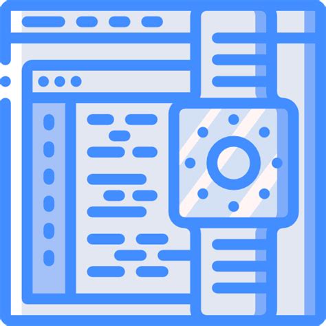 Coding Basic Miscellany Blue Icon