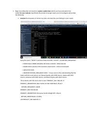 DAD Project Docx Begin By Writing SQL Commands To Capture Usable Data Which You Have