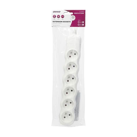 Socket Splitter 6x2pe White