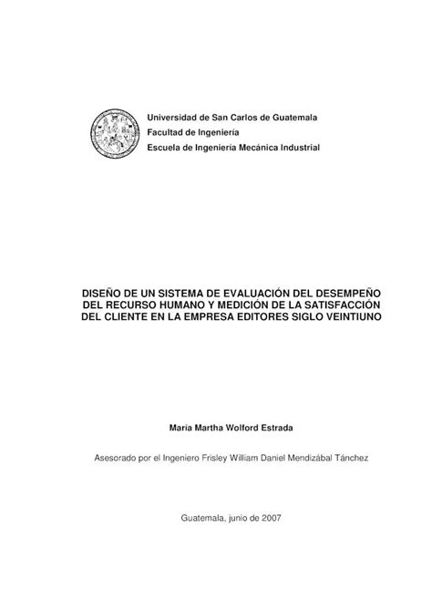 Pdf Diseño De Sistema De Evaluacion Dokumentips