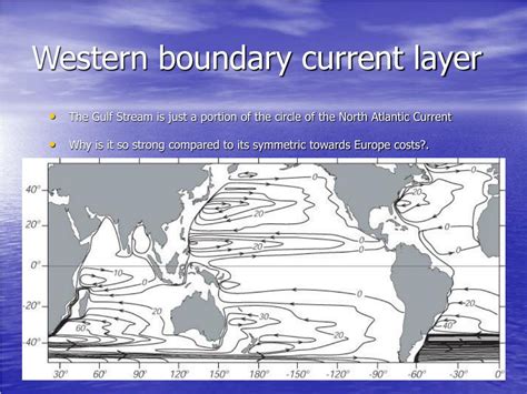 Ppt Gulf Stream Recirculation And Other Western Boundary Layer Currents Powerpoint
