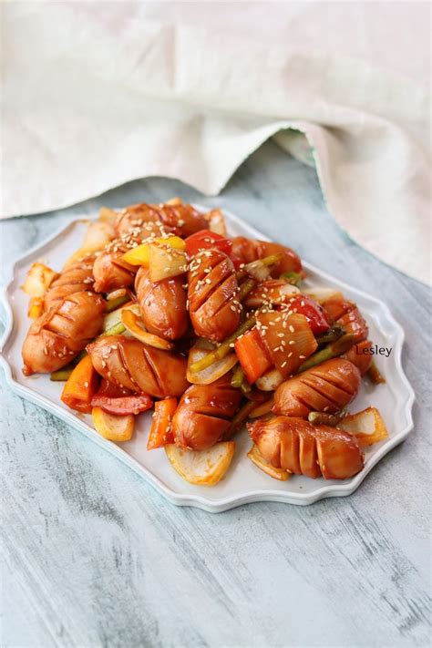 소세지야채볶음 레시피 소세지 마늘쫑볶음 쏘야볶음 소스 네이버 블로그