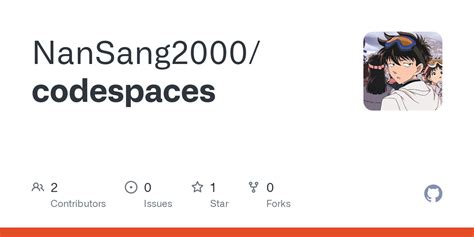 Github Nansang2000codespaces