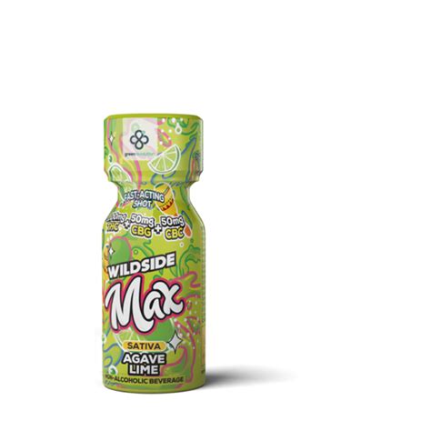 Wildside Max Agave Lime Thc Shot 211 Thccbgcbc