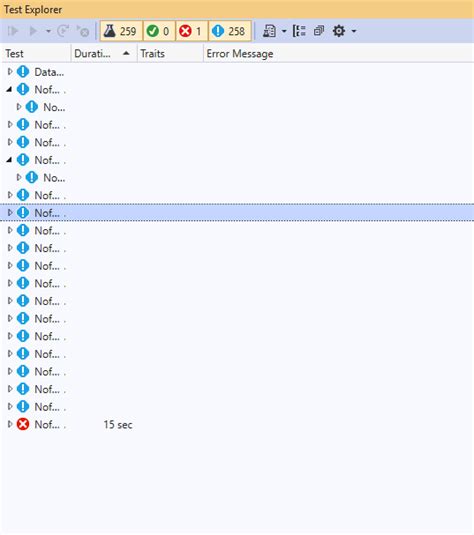 C Visual Studio 2019 Test Explorer Switched To Or Filtering Since