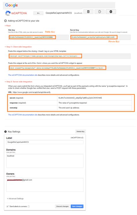 Integrate Google ReCaptcha And Validate It With ASP NET MVC And Entity Framework