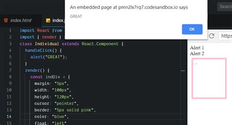 Javascript Adding Click Event To Reactjs Stack Overflow