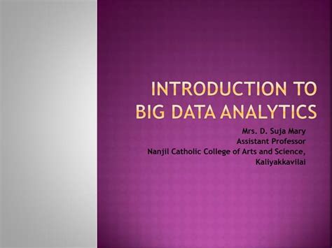 Unit I Big Data Introduction Pptx Databases Computer Software And