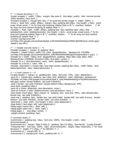 Simple Blue Blog Template Xml 的副本 Doc